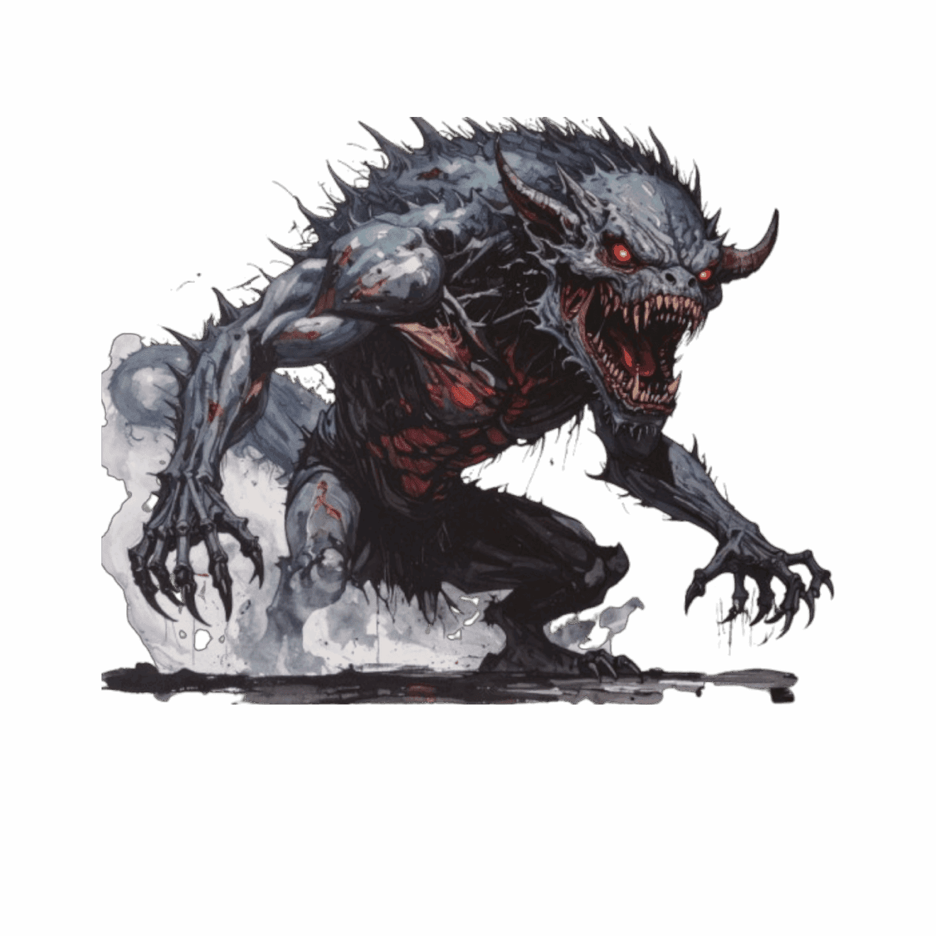 Bügelbild Monster 1 - Bügelbilder.ch